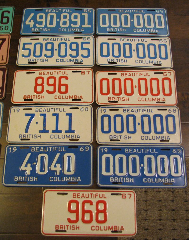 BC Licence Plate Run